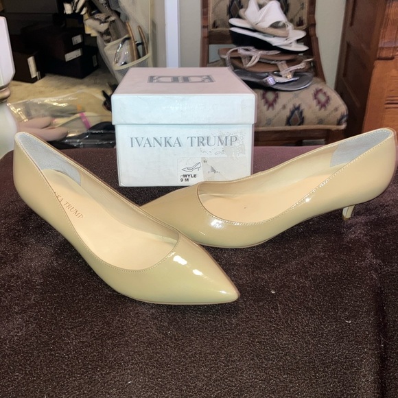 Ivanka Trump | Shoes | Ivanka Trump Womens Beige Pumps | Poshmark